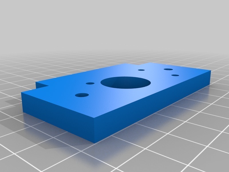 Free 3D file Printrbot Alu Extruder adaptor plate to Plus V1 (PB+)・3D ...