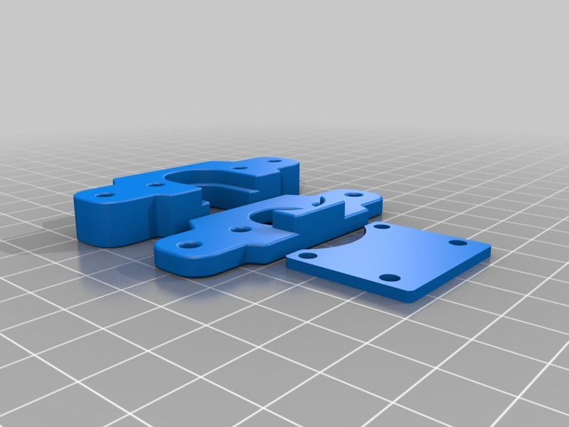 Free 3D file Bowden hot-end mount for E3D hotend.・3D print model to ...