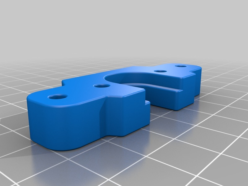 Free 3D file Bowden hot-end mount for E3D hotend.・3D print model to ...