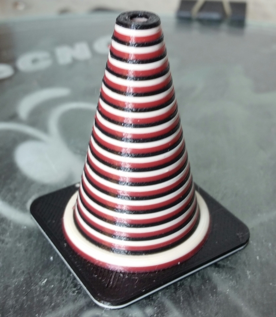 Free 3D file Triple Color Cone 1mm pitch・Model to download and 3D print ...