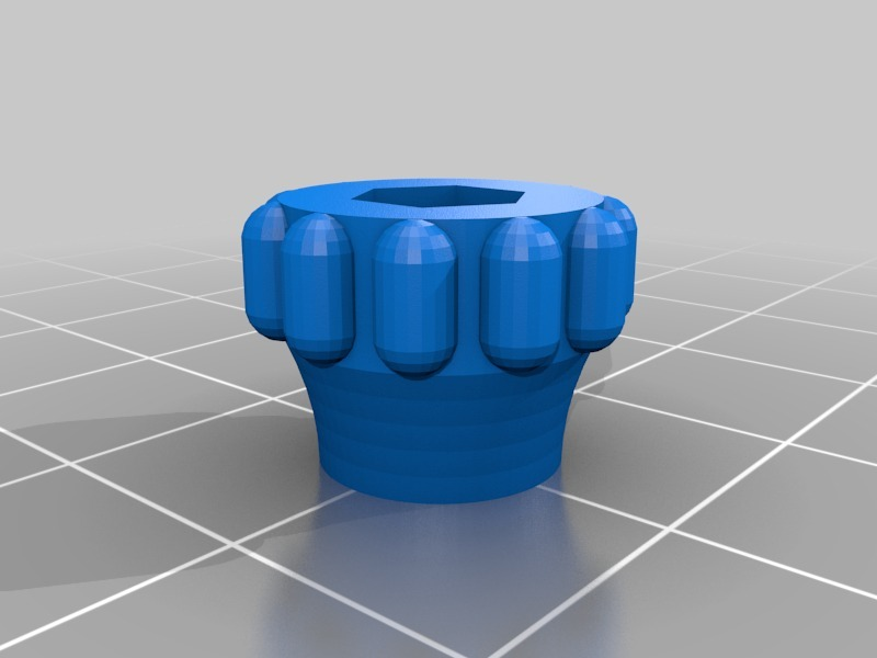 Free 3D file M3 Nut Knob・3D printer design to download・Cults