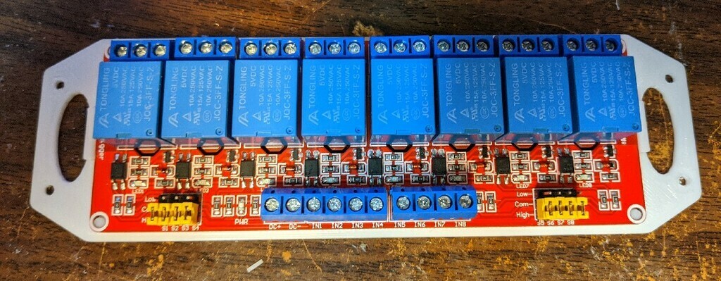 Free 3D file holding bracket for chinese 8 channel relay module・3D ...