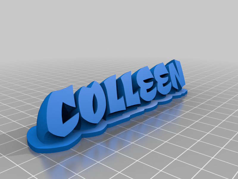 Free 3D file Colleen・Template to download and 3D print・Cults
