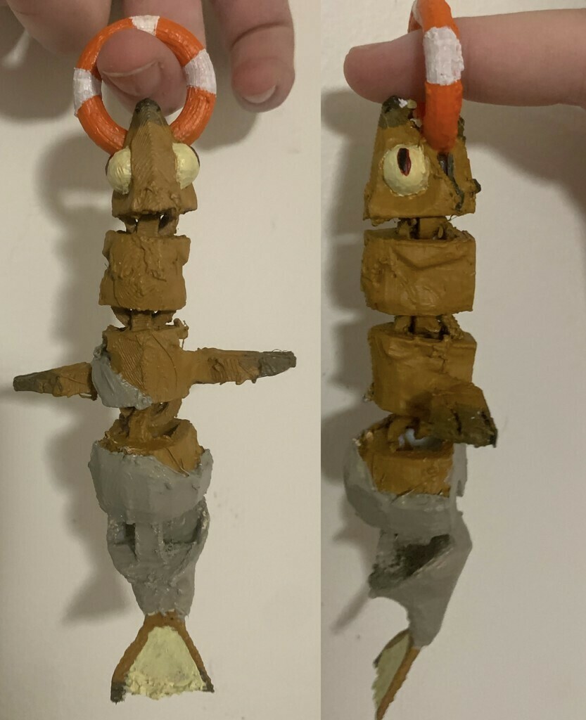 Free 3D file flexi Goldie keychain Splatoon 🗝️・3D print model to ...