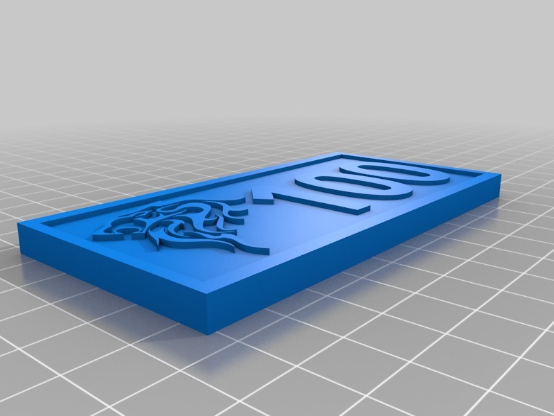 Free 3D file 100 GP Bar・3D printer design to download・Cults