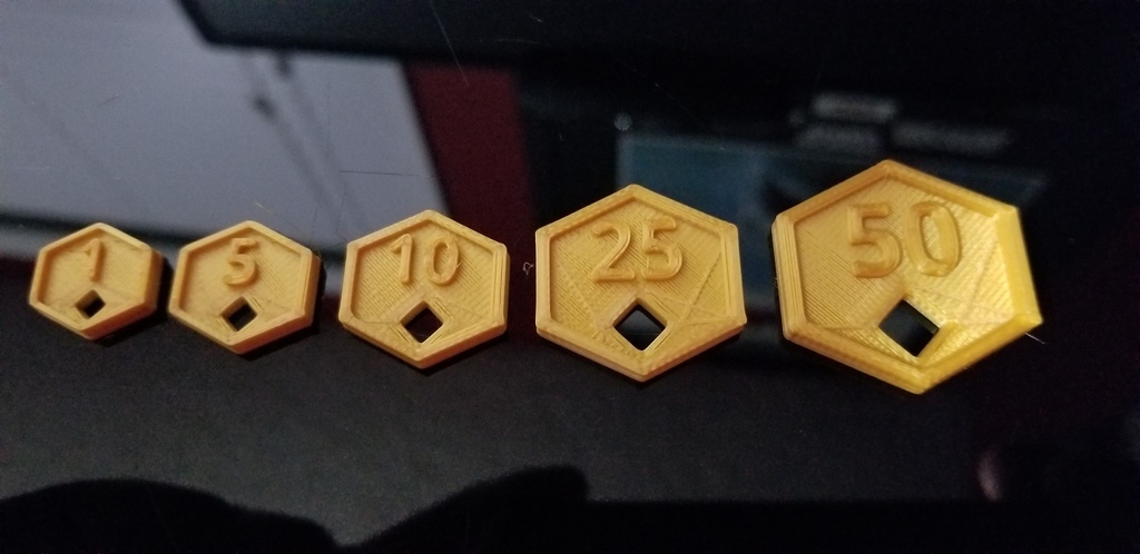 Free 3D file D&D Gold Coins・3D print design to download・Cults