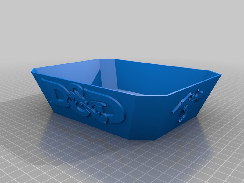 Free 3D file D&D dice tray・3D printer model to download・Cults