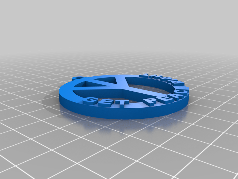 Free 3D file Get Peace Right・3D print model to download・Cults