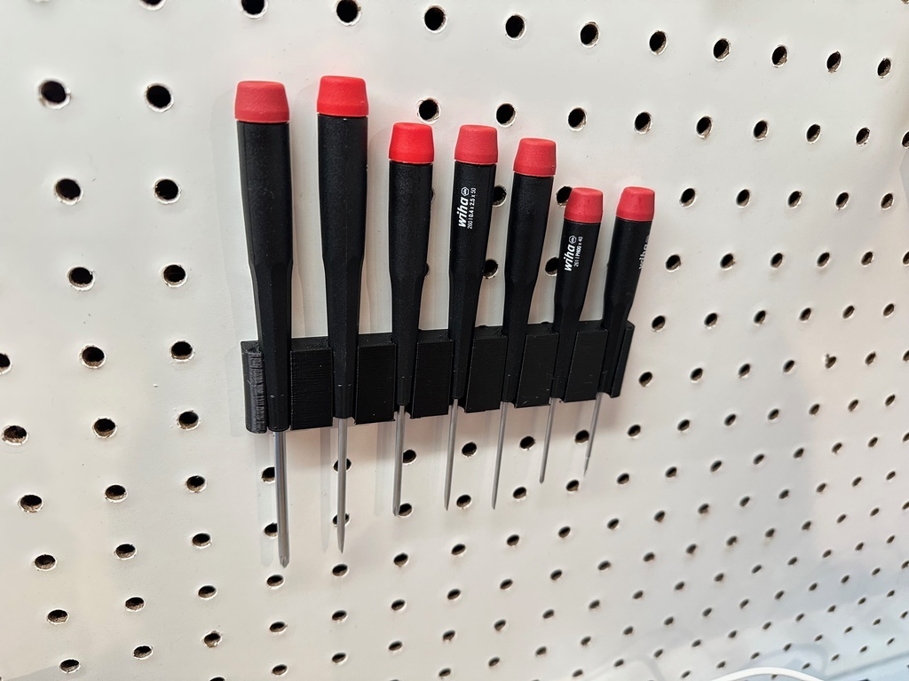 Fichier 3D gratuit Wiha Screwdriver Pegboard Mount 🪛・Objet à ...