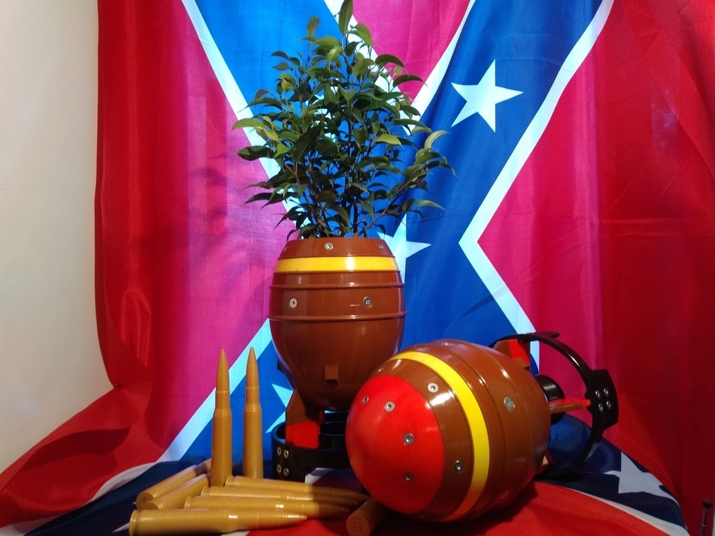 Free 3D file Fallout 4 Mini Nuke Flower Pot 💐・3D printing idea to ...
