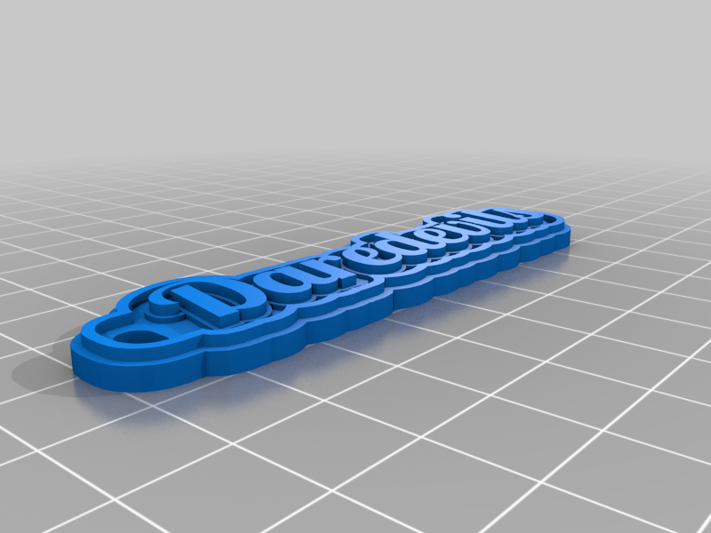Free 3D file daredevilssss_Keychain・3D printer model to download・Cults