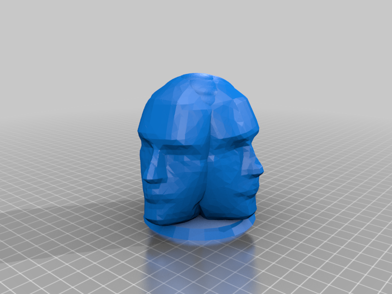 Free 3D file 4 Faced Head・3D printing model to download・Cults