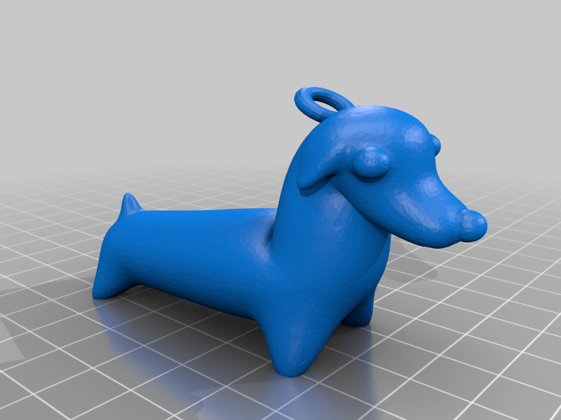Archivo 3D gratuito Llavero Walter, el perro salchicha・Idea de ...