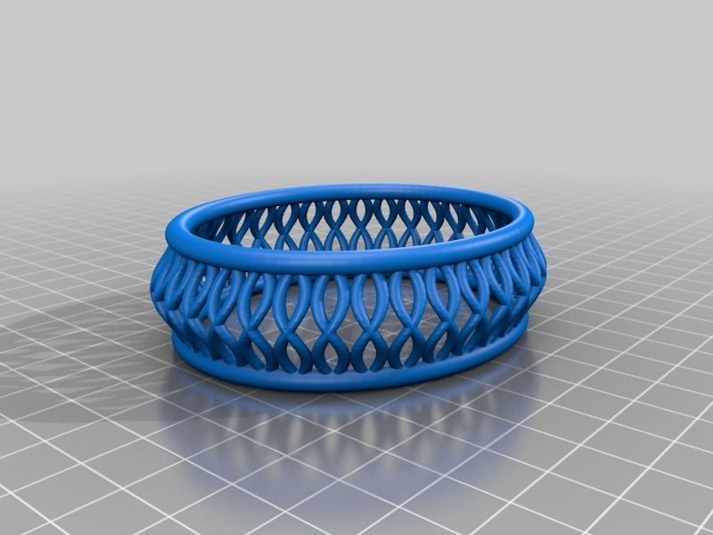 Free 3D file Ashley's Customized Twist Bracelet Designer・3D printer ...