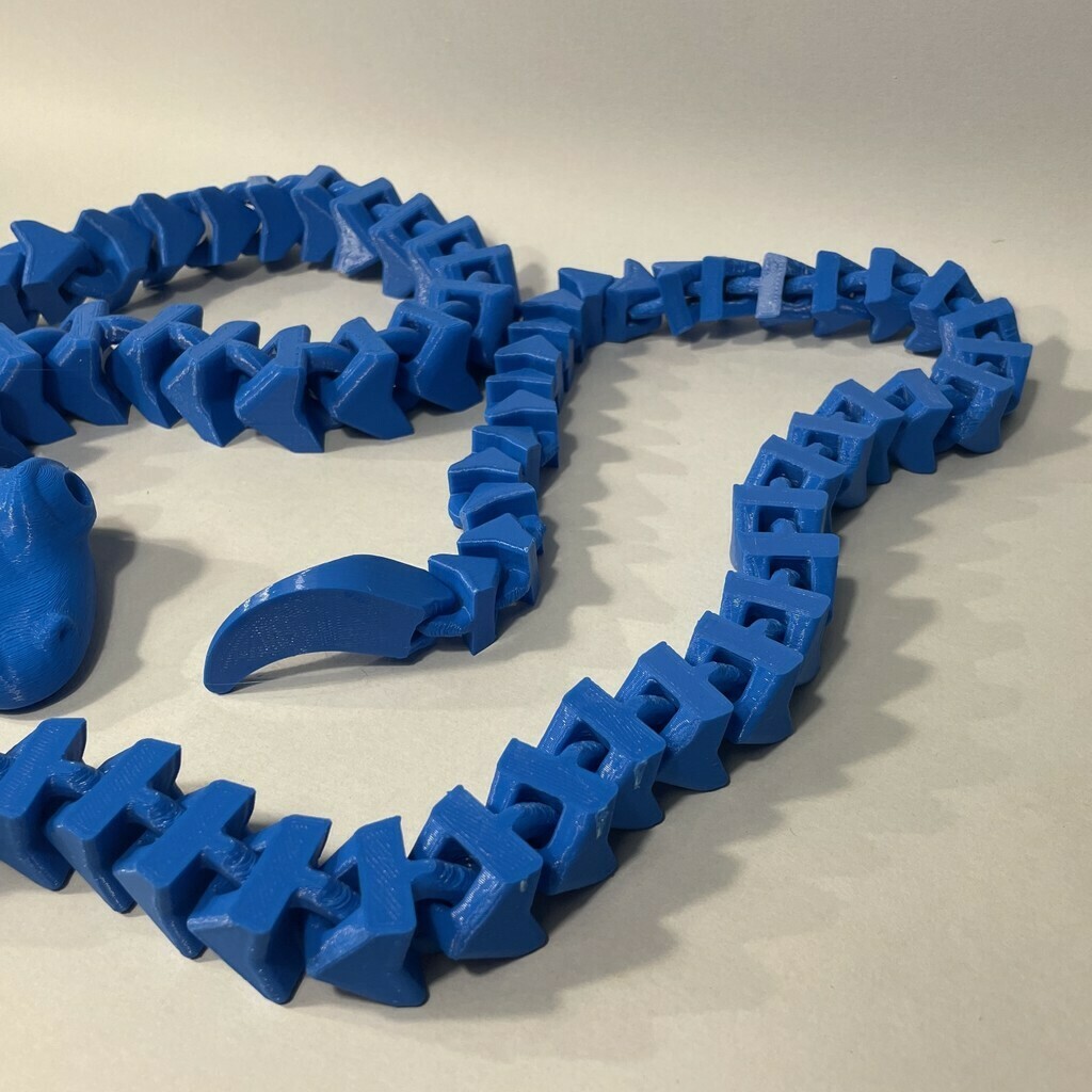 Free 3D file SNAKE 141.5 CM LONG・3D printer model to download・Cults