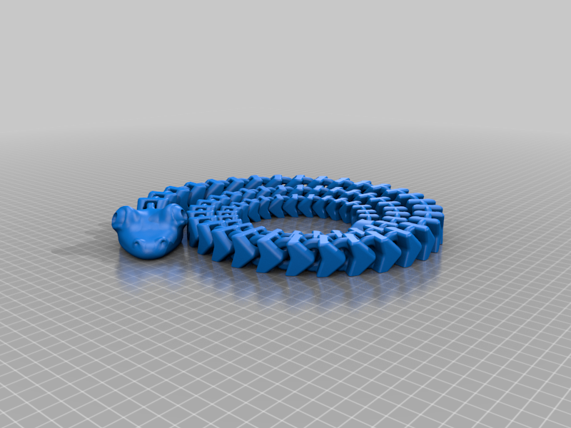 Free 3D file SNAKE 141.5 CM LONG・3D printer model to download・Cults