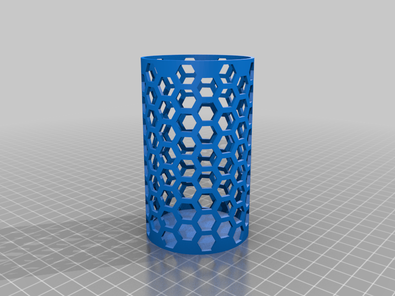 Free 3D file Hexagon Pen holder・3D print object to download・Cults