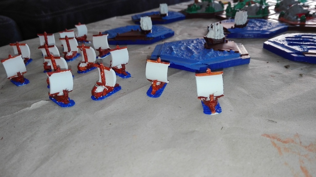 Free 3D file Catan Roman Seafarer 🎲・3D printing idea to download・Cults