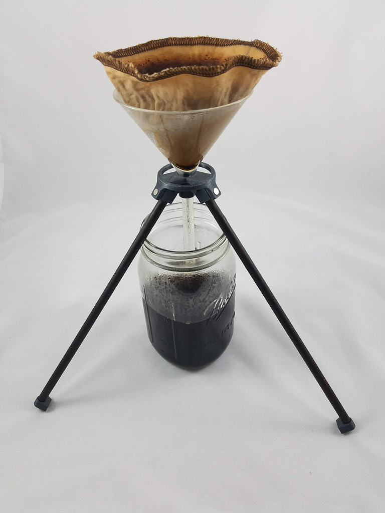 Free 3D file Tripod Pour Over Stand・3D print design to download・Cults