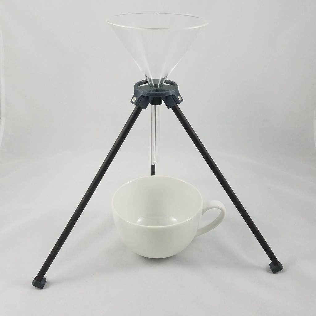 Free 3D file Tripod Pour Over Stand・3D print design to download・Cults