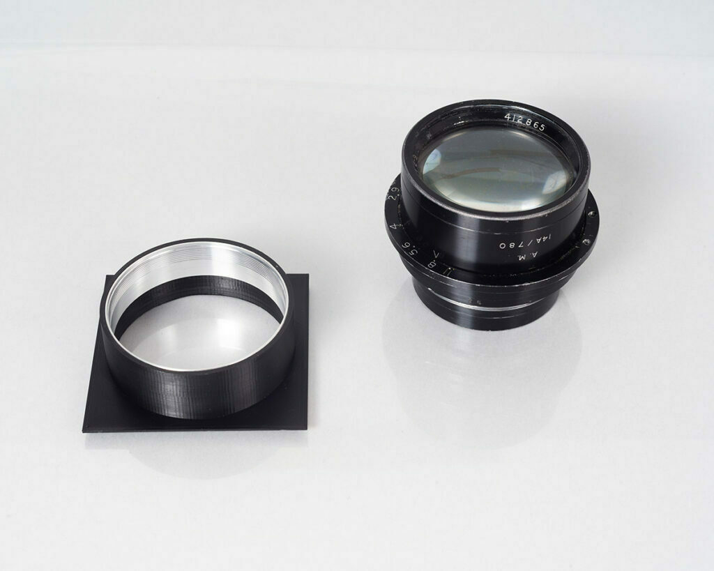 Free 3D file dallmeyer 8inch f2.9 lens plate for graflex super D・3D ...