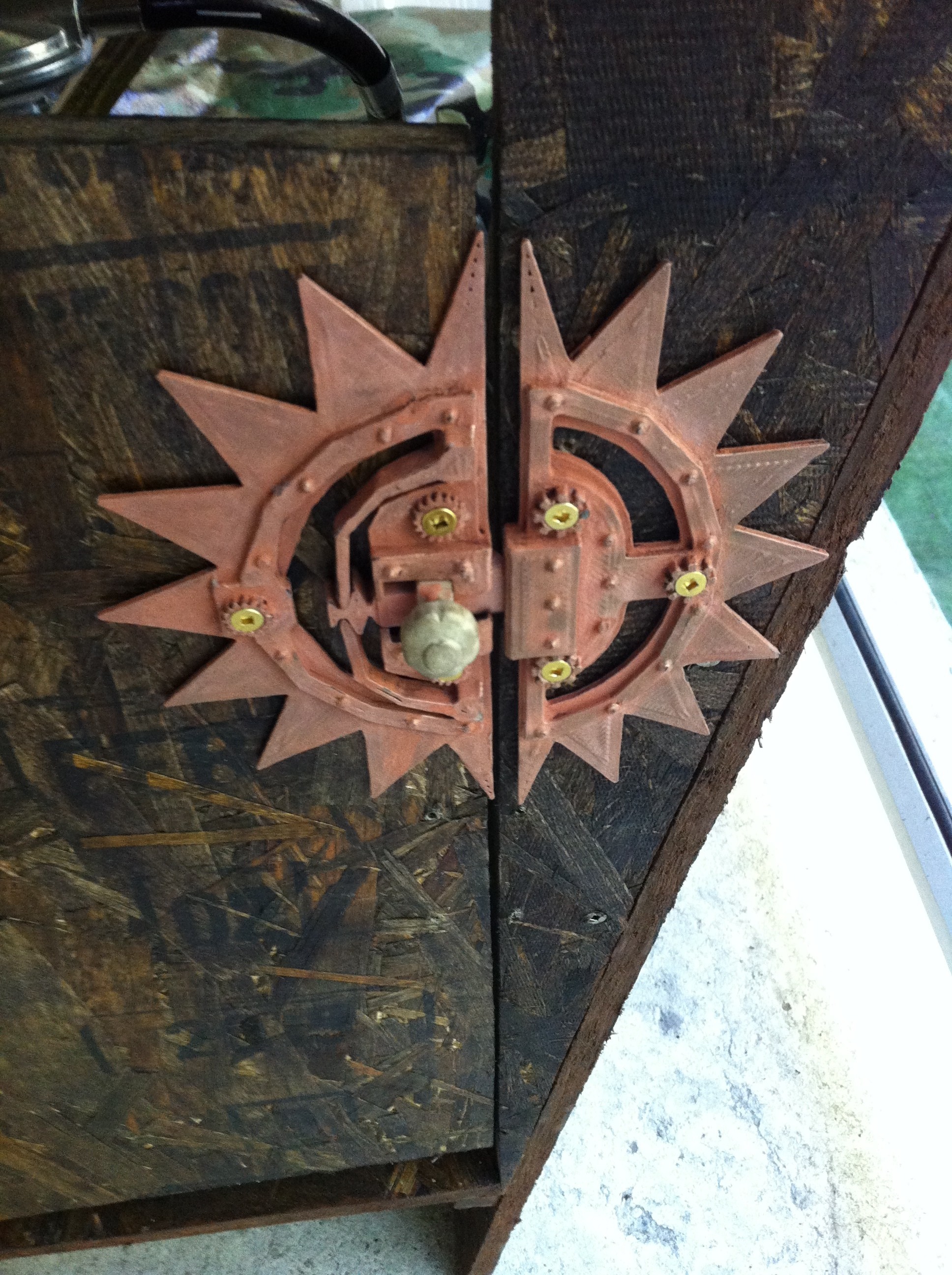 STL file Steampunk Cabinet Latch・3D print design to download・Cults