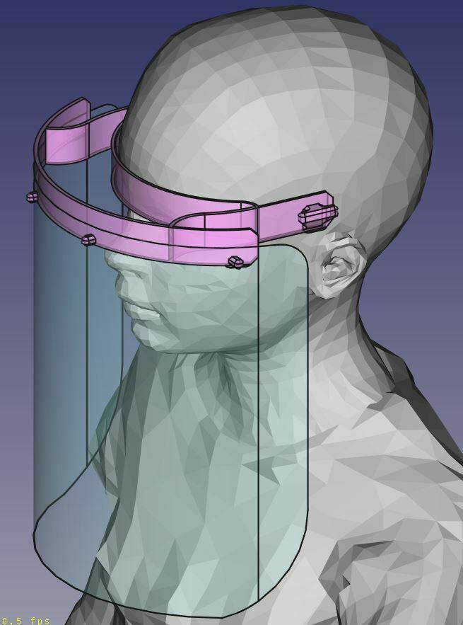 Free 3D file Face shield, Prusa specs・3D printable model to download・Cults