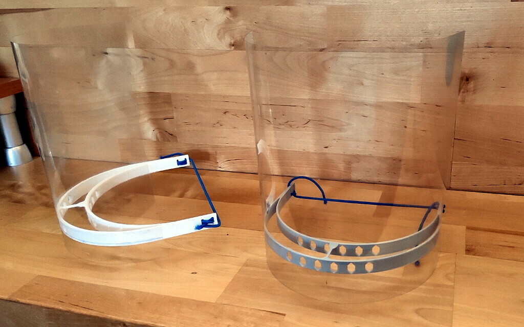 Free 3D file Face Shield Mask Frame (yet another)・3D print object to ...