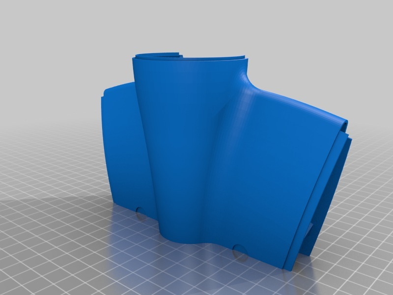 Free 3D file RC Flying Wing Fuselage for small Printers・3D printable ...