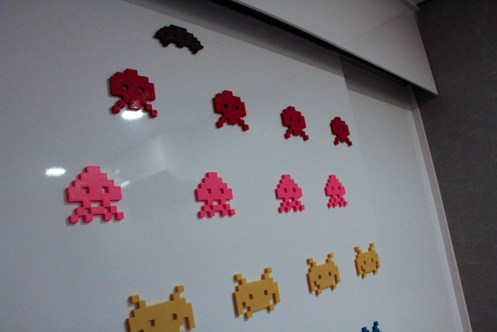 Free 3D file Space Invaders Wall Mount・3D print object to download・Cults