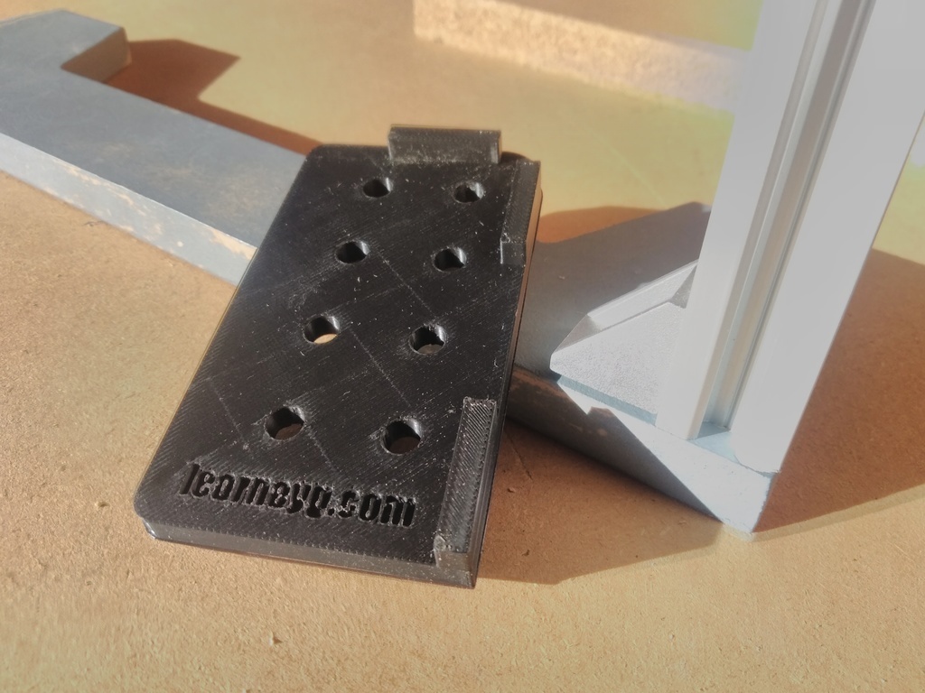 Free STL file Drill Guide For V-Slot and T-Slot Jig Template・3D ...