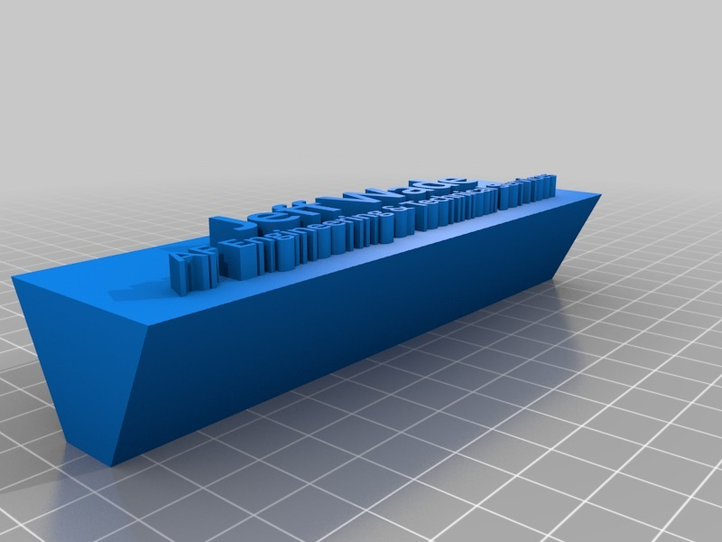 Free 3D file My nameplate・Design to download and 3D print・Cults