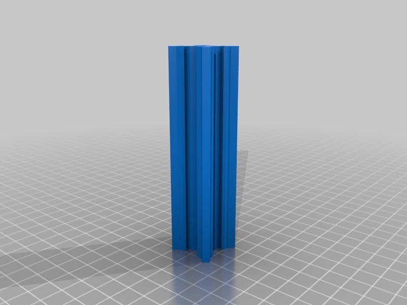 Free 3D file Aluminum Snowflake V-Slot V-Rail Design 20mm x 20mm ️・3D ...