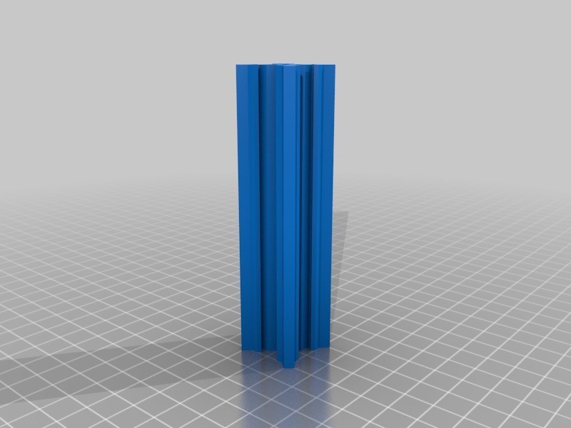 Free 3D file Aluminum Snowflake V-Slot V-Rail Design 20mm x 20mm ️・3D ...