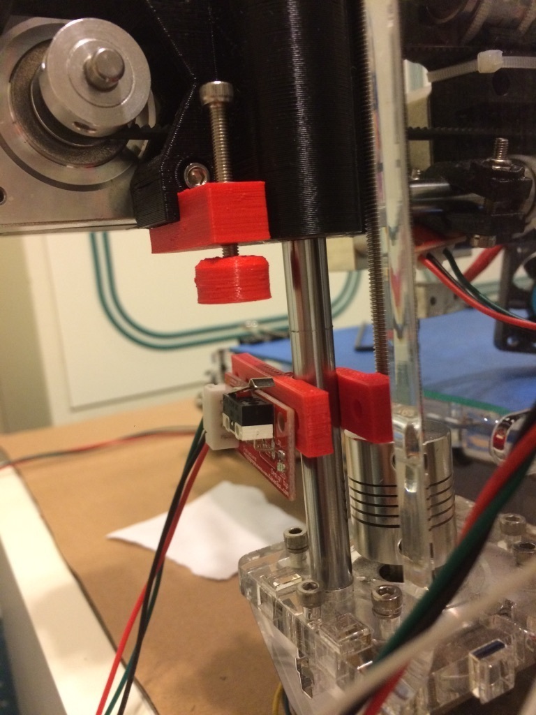 Free 3D file Z Axis Adjustable Endstop - Folgertech Prusa i3・Template ...
