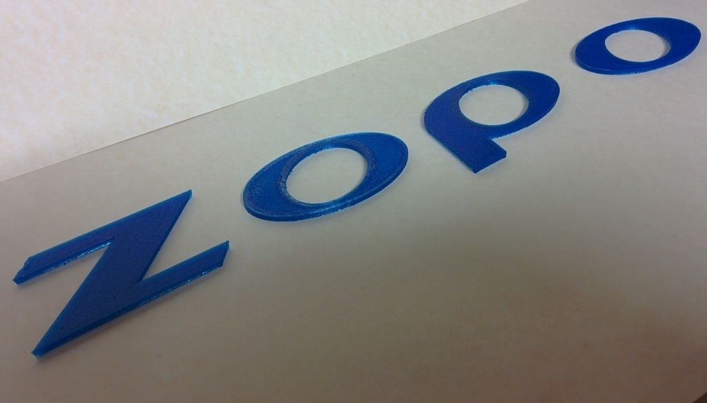 Free 3D file Zopo Logo・3D printer design to download・Cults