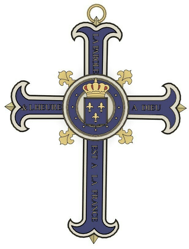 Free 3D file DUKE OF CHAMBORD CROSS・Object to download and to 3D print ...