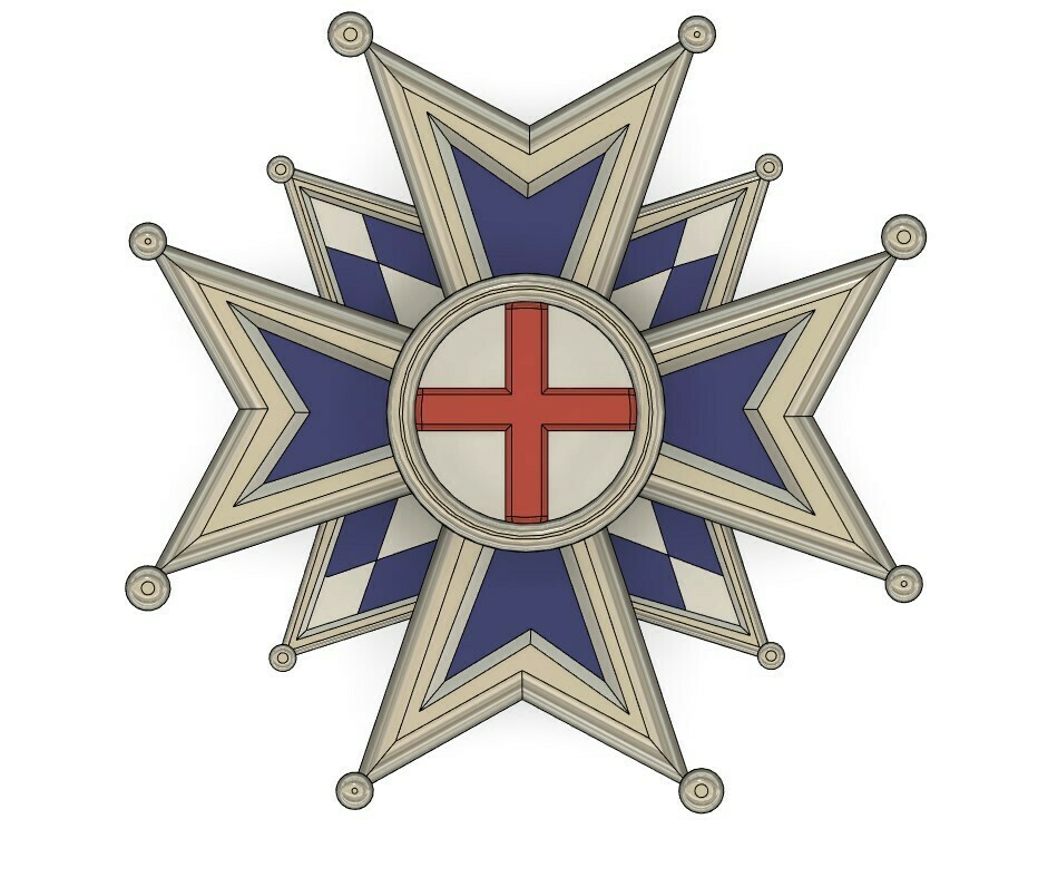 Free 3D file The Royal Military Order of Saint George・3D print design ...