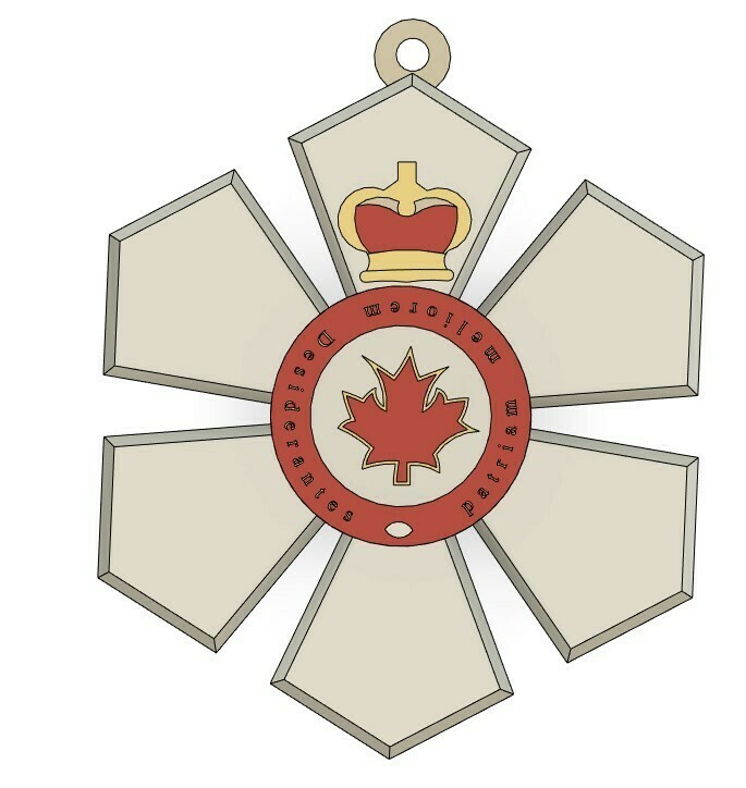 Free 3D file Order of Canada・3D printing model to download・Cults