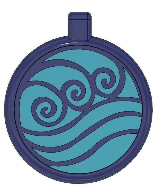 Free 3D file Water tribe pendant・3D printable design to download・Cults