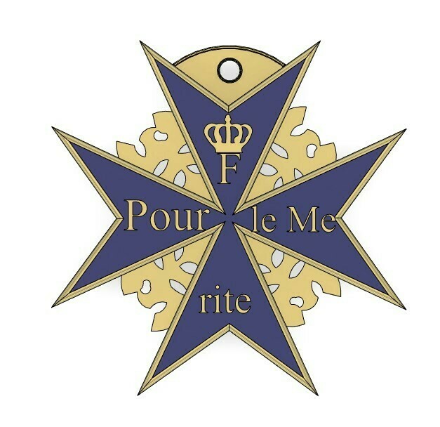 Archivo 3D gratuito Pour le Merite・Idea de impresión 3D para descargar ...