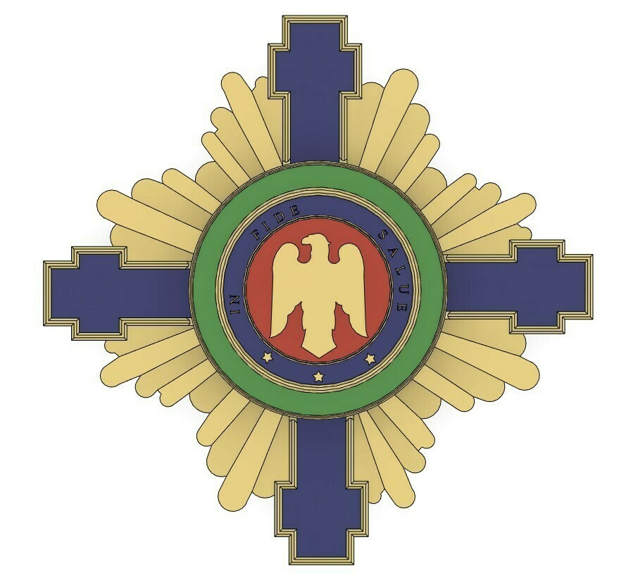 Free 3D file The Order of the Star of Romania・3D printer design to ...