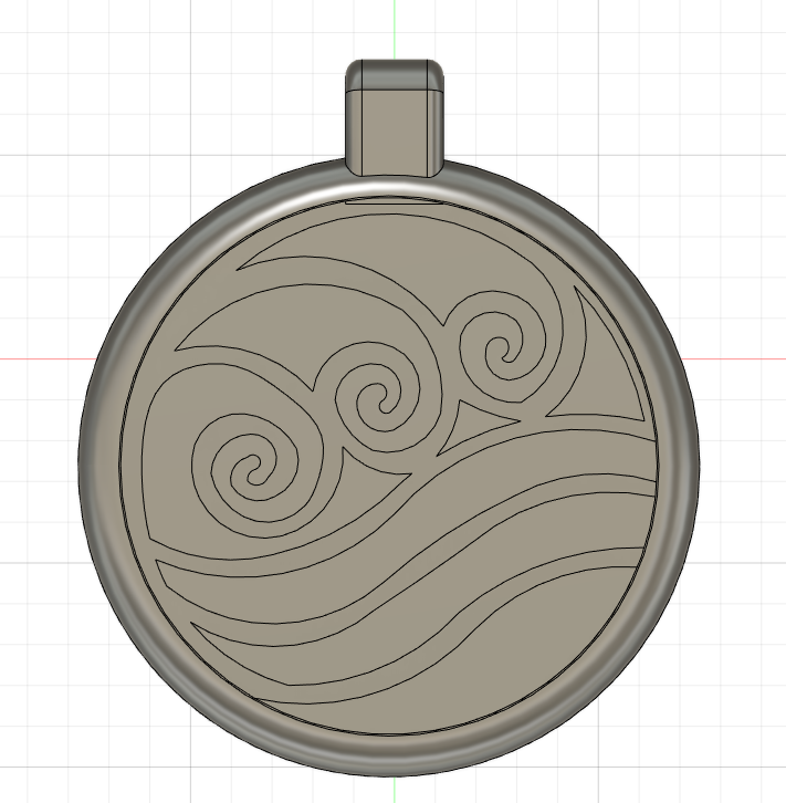 Free 3D file Water tribe pendant・3D printable design to download・Cults