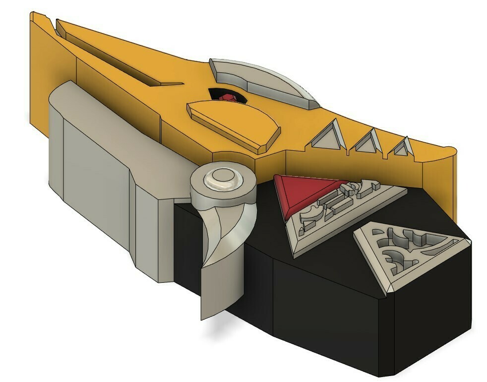 Free 3D file Yellow Dinothunder Morpher・3D printing idea to download・Cults