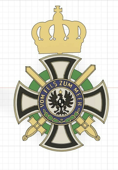 Free 3D file The House Order of Hohenzollern・Template to download and ...