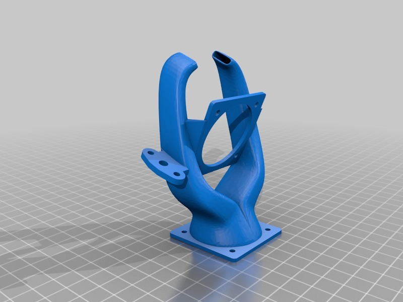 Free 3D file 2x40mm fan fang with BLTouch mount・3D printing model to ...