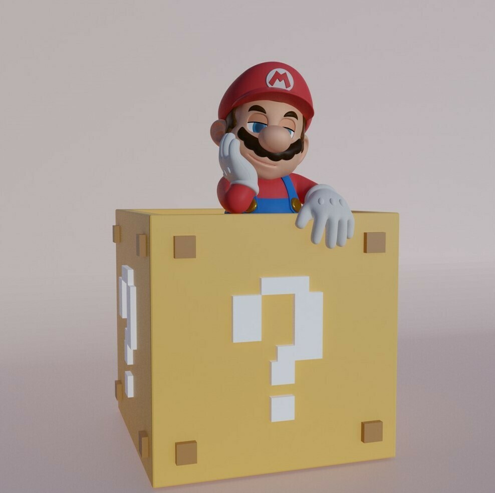 Free 3D file Free Mario 🆓・3D print design to download・Cults