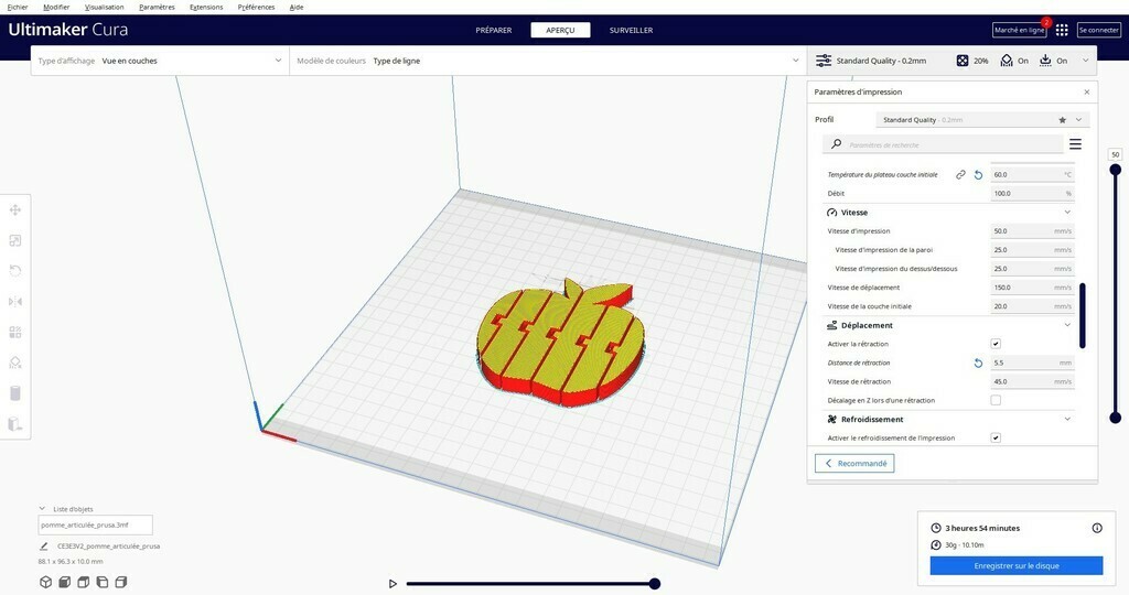 Free 3D file Free articulated apple・3D printable object to download・Cults