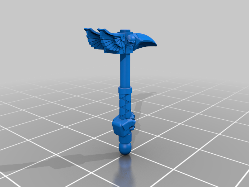 Free 3D file Armor piercing hammer of the gloomy angels・3D printable ...