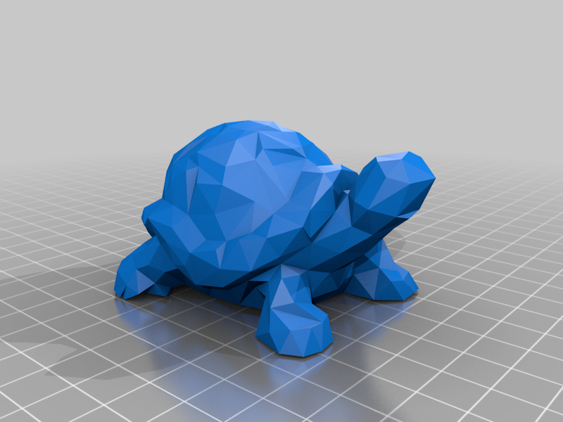 Free 3D file Low Poly Turtle・3D printable object to download・Cults